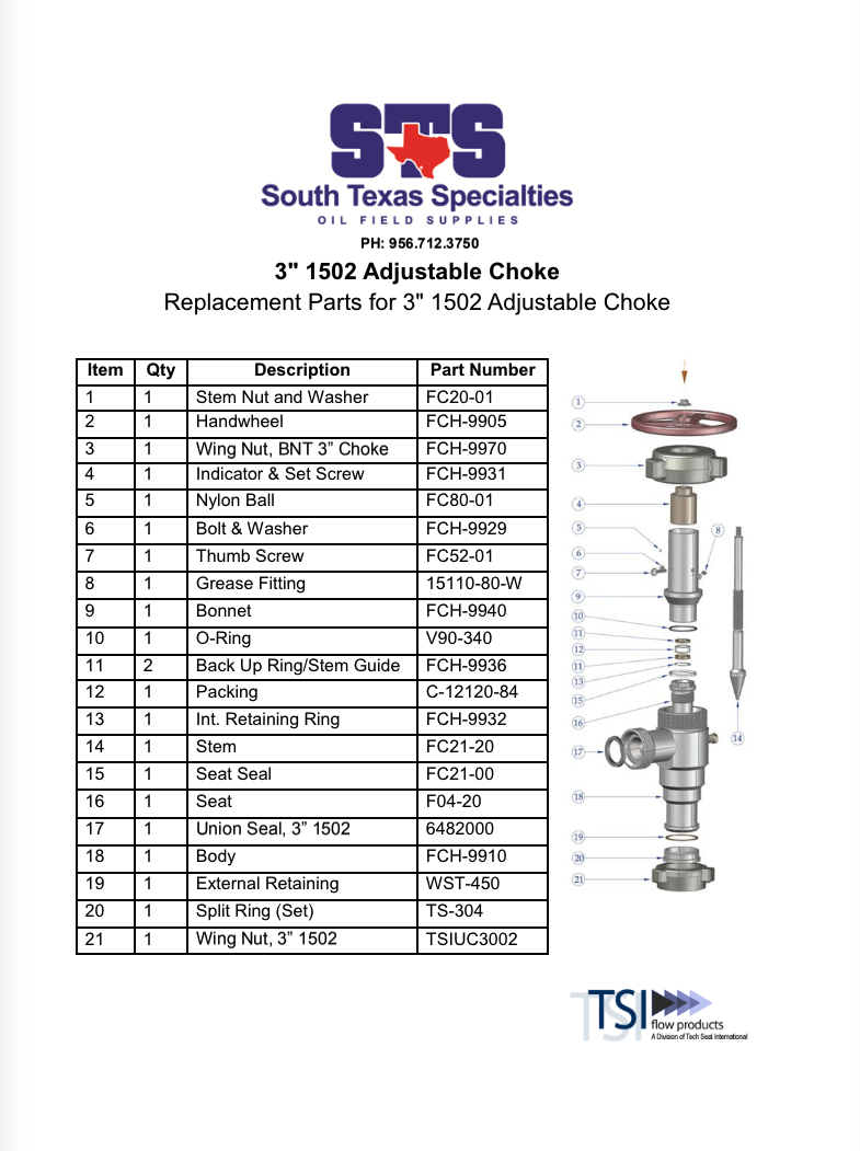 3″ 1502 Adjustable Choke – southtexasspecialties.com